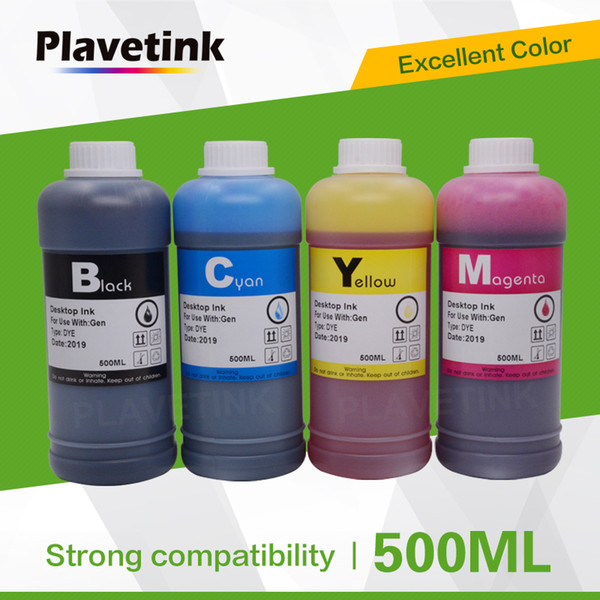 Plavetink 500ml Bottle Ink Printer Ink Refill Kit for Canon PG445 440 ...
